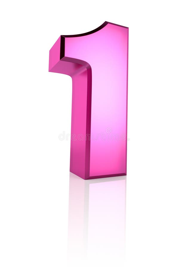 Número rosado 2 stock de ilustración. Ilustración de elemento - 74165137