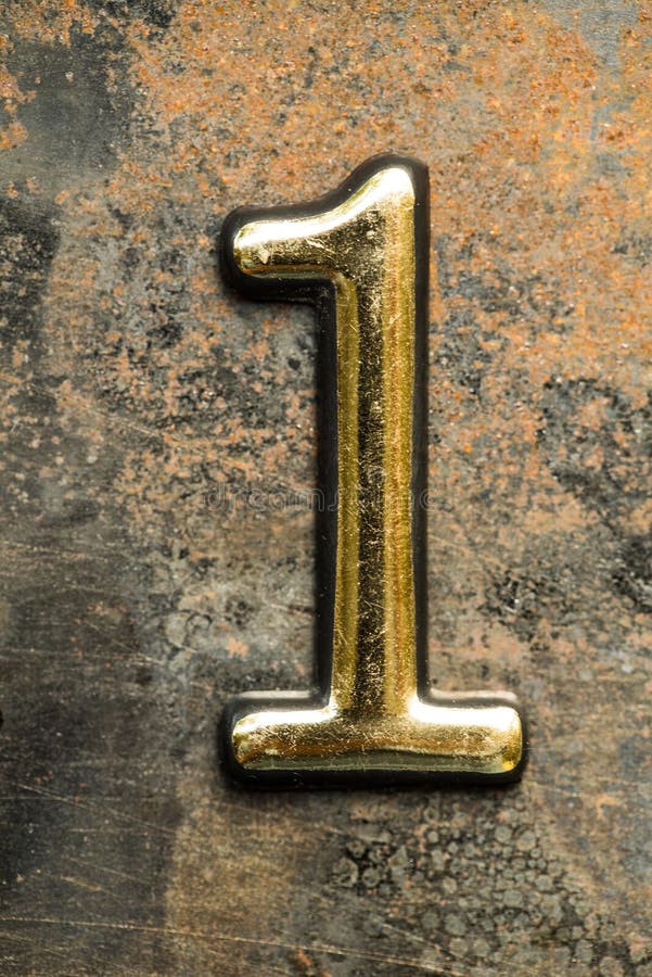 Número uno que pone letras imagen de archivo. Imagen de contexto ...