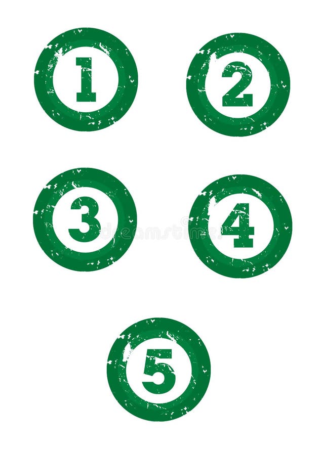 Números Verdes En La Pantalla Digital DOF Bajo Stock de ilustración ...