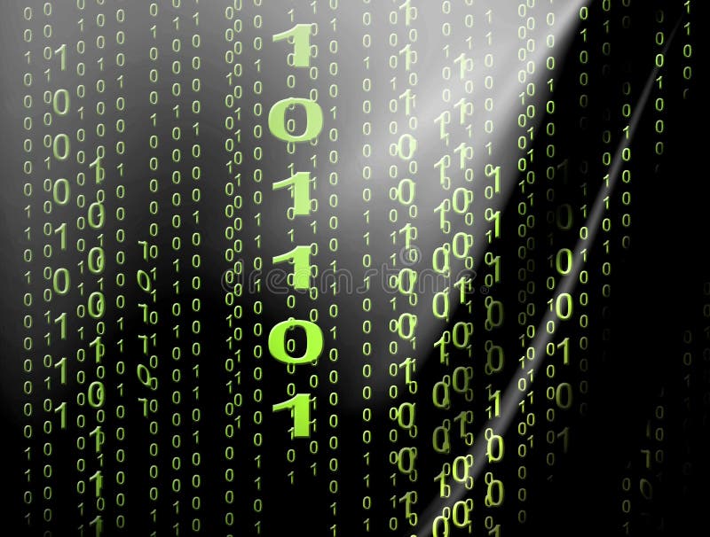 Números verdes stock de ilustración. Ilustración de negro - 9116258