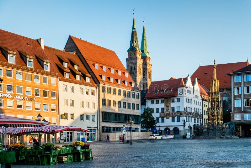 Nürnberg-Stadt in Deutschland Redaktionelles Bild - Bild von ...