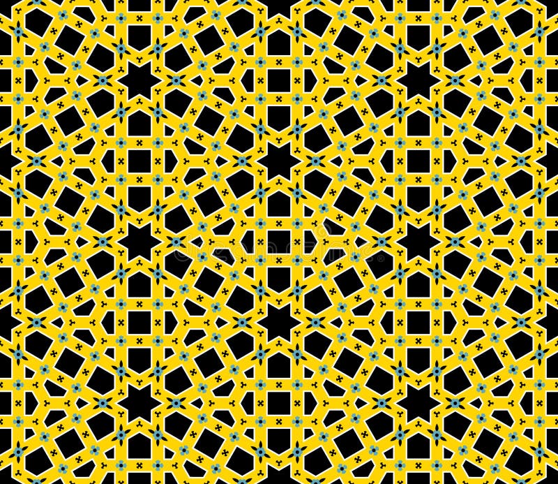 Arabic Geometric Seamless Pattern. Traditional Islamic Background ...