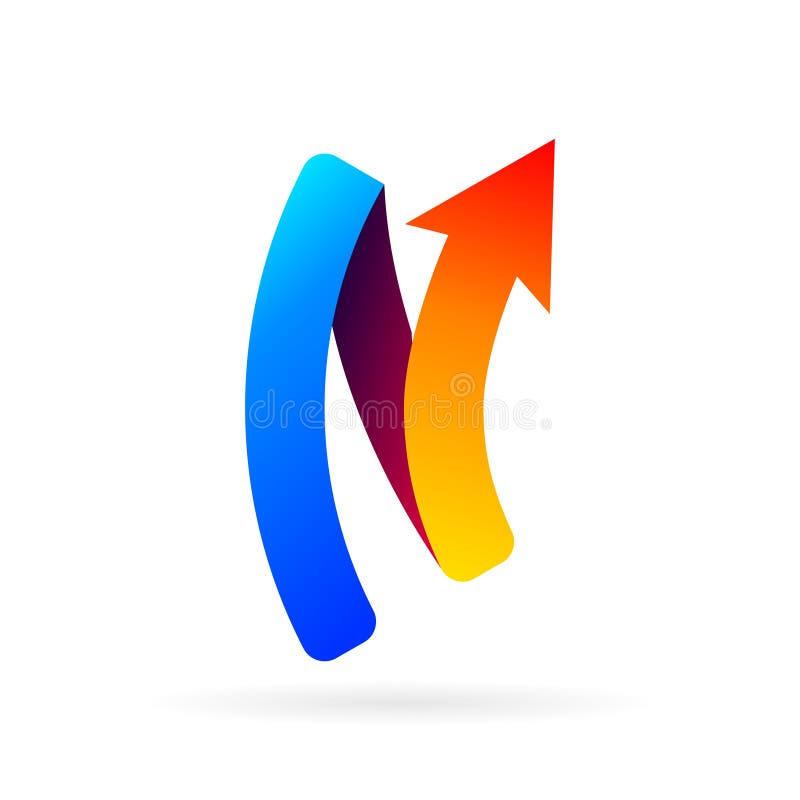 N Arrow Logo Stock Illustrations – 1,143 N Arrow Logo Stock ...