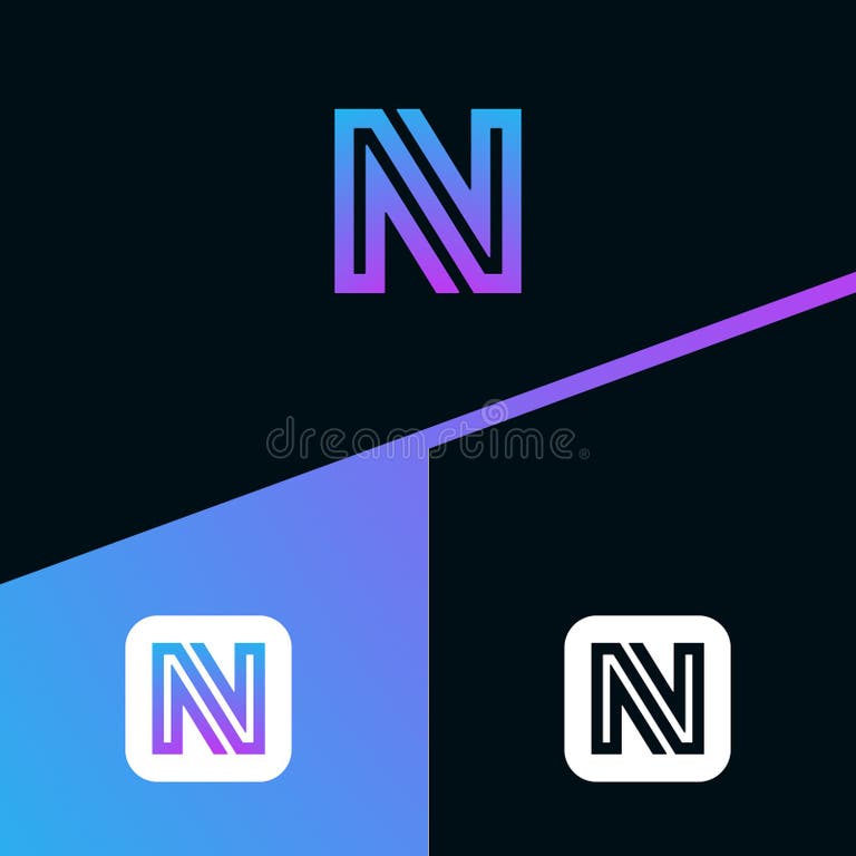 Design a Letter N Icon Design Template Elements, N Icon Design Template ...