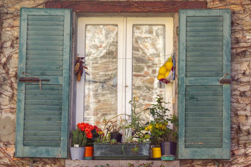 N Italian Tuscany Stone Architecture Stock Photo - Image of ...