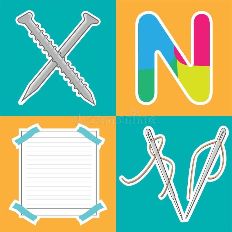 Letter N Flashcards Stock Illustrations – 11 Letter N Flashcards Stock ...