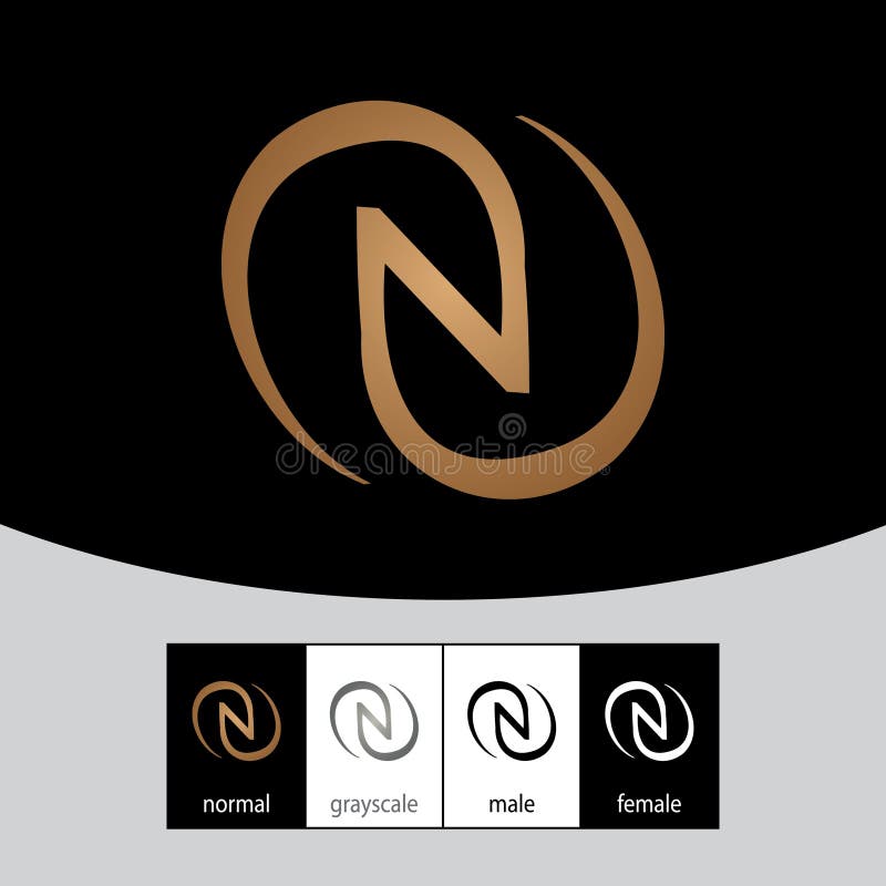 N Letter Logo Royal. - Vector Stock Vector - Illustration of brand ...