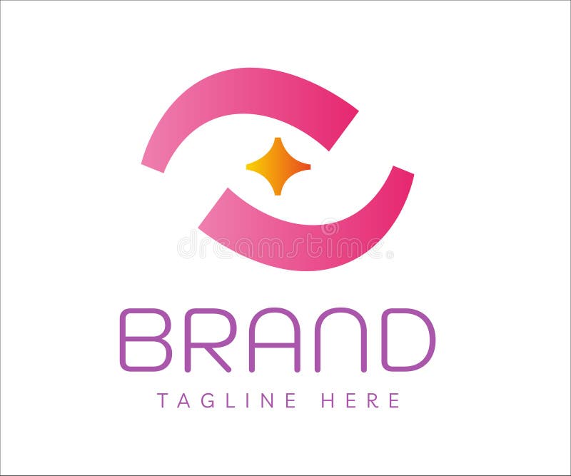 Letter N Logo Design. Letter N with Eye Logo Stock Vector ...