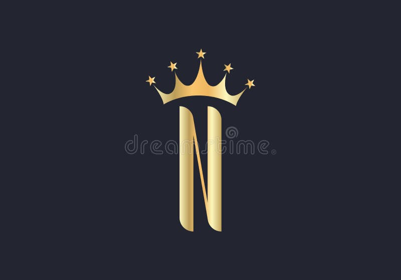 Crown Letter N Stock Illustrations – 549 Crown Letter N Stock ...