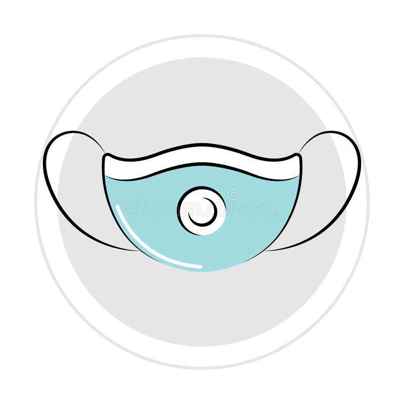 N95 mask icon stock vector. Illustration of medical - 183584291