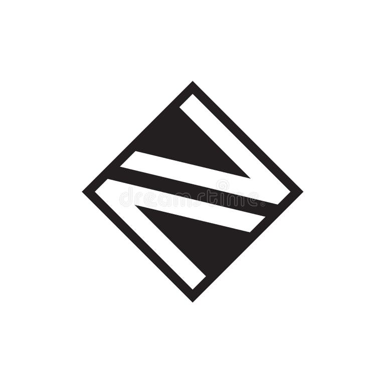 N / a V Square Diamond Design Concept Stock Vector - Illustration of ...