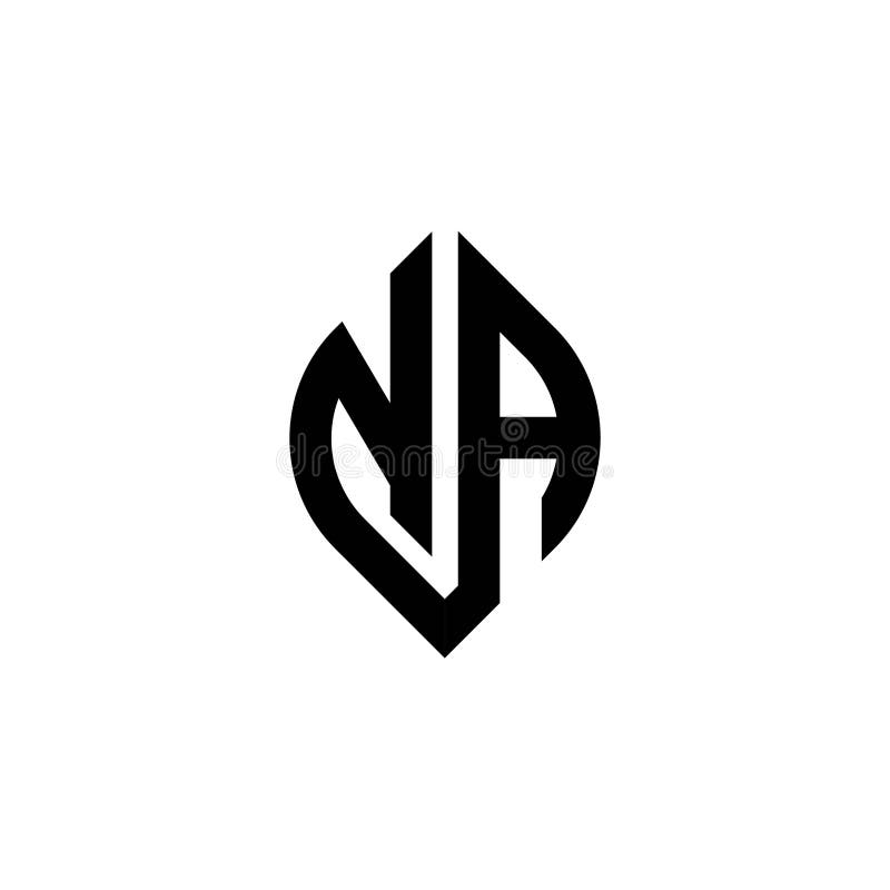 NA Logo Monogram Geometric Shape Style Stock Vector - Illustration of ...