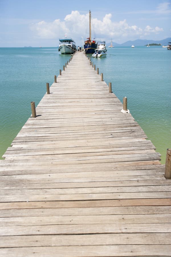 Koh Samui Island Beach and Landscape Panorama with Thailand Flag Stock ...