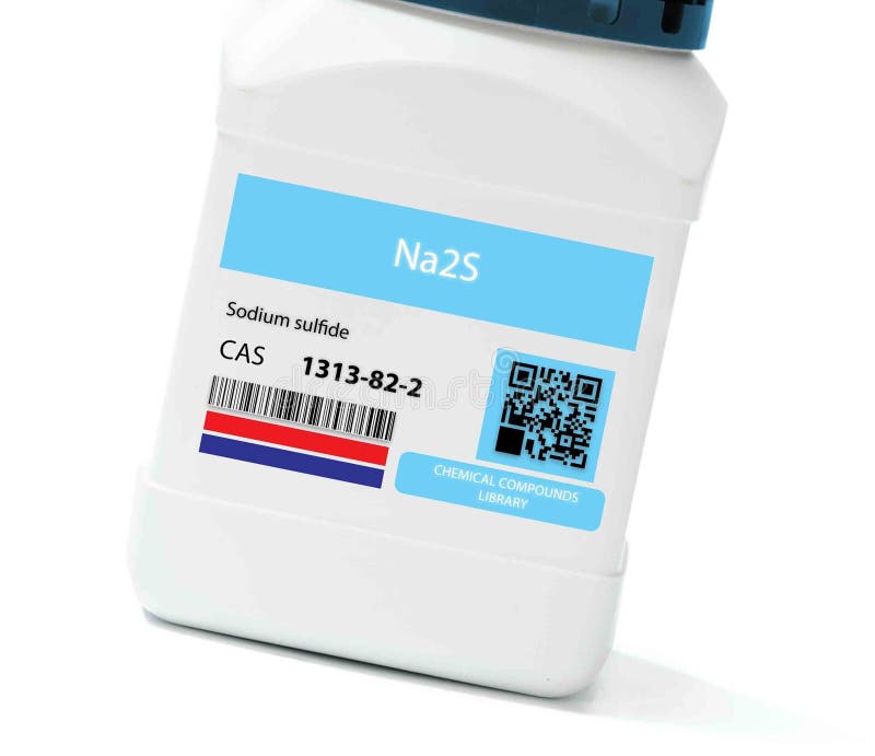 Na2S - Sodium sulfide stock photo. Image of number, product - 294260278