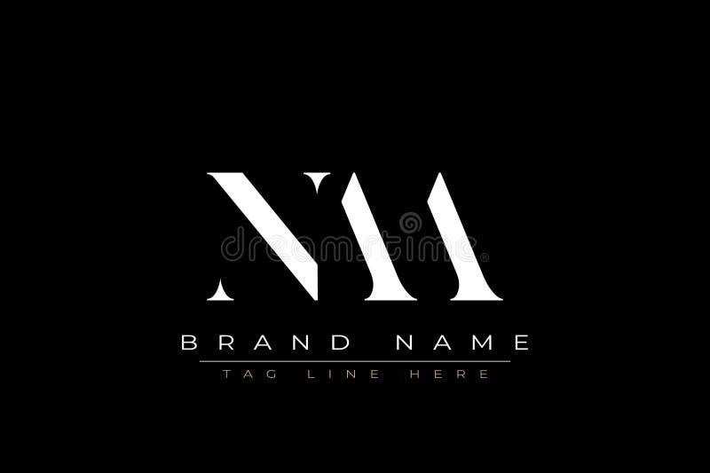 NAA Abstract Letter Logo Design Stock Illustration - Illustration of ...