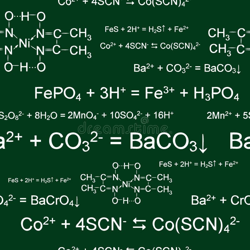 Chemische formule vector illustratie. Illustration of vierkant - 12776950
