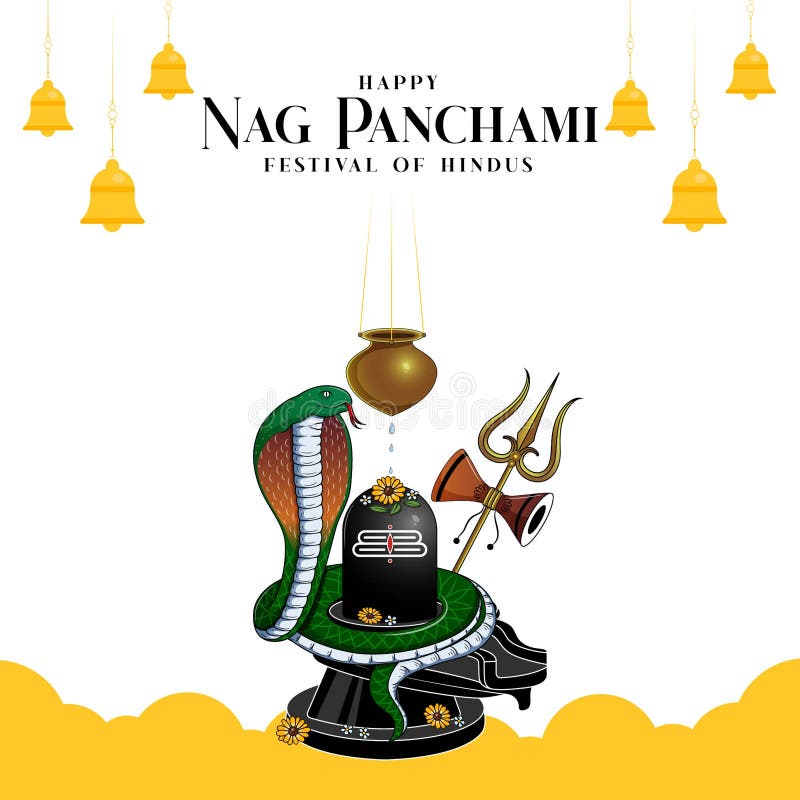 Happy Nag Punchami of Banner Design Stock Vector - Illustration of ...