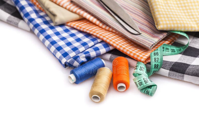 Naai stock afbeelding. Image of handwerk, stof, naaister - 117967147