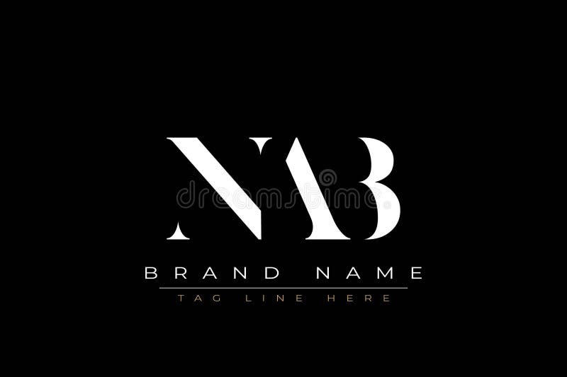 NAB Abstract Letter Logo Design Stock Vector - Illustration of brand ...