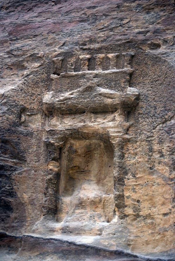 Nabatean Altar, Petra, Jordan Stock Photo - Image of ancient, gorge ...