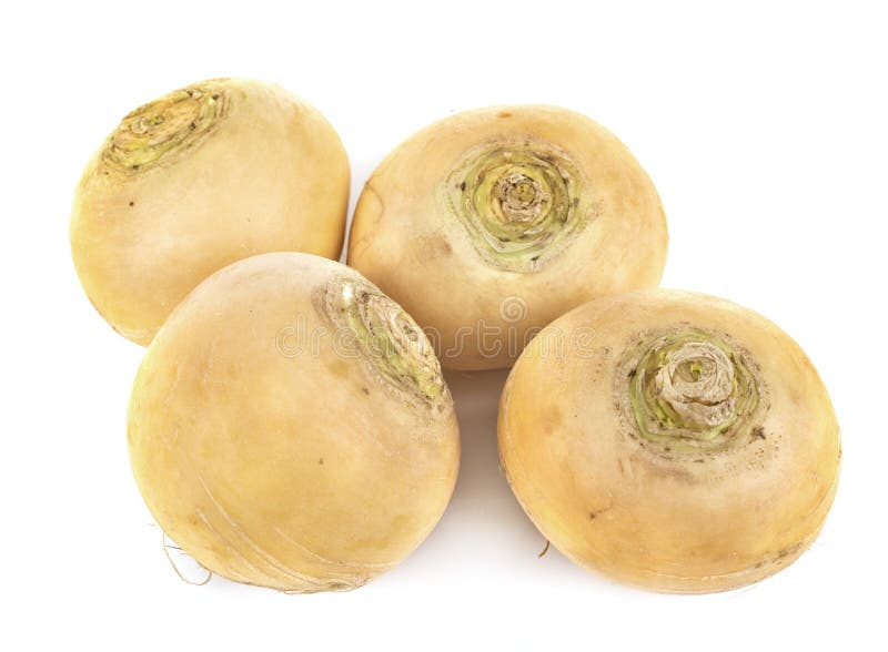 Tops Del Verde De La Fruta Del Nabo Amarillo Foto de archivo - Imagen ...