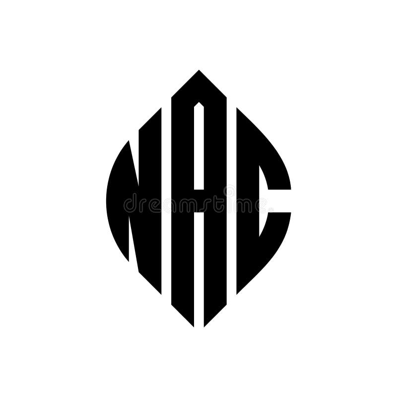 NAC Circle Letter Logo Design with Circle and Ellipse Shape. NAC ...