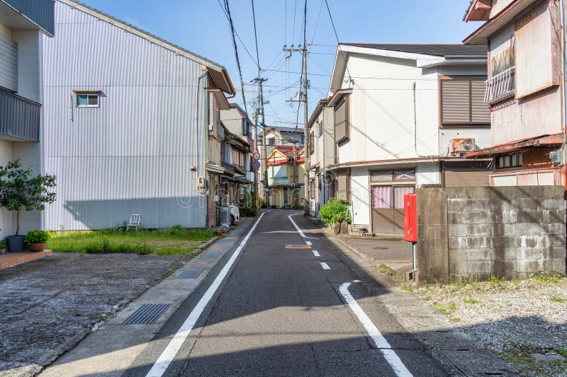 Quiet Empty Street in Nachikatsuura, Japan Editorial Stock Photo ...