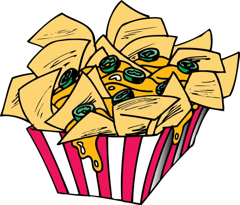 Nachos Cartoon Stock Illustrations – 3,493 Nachos Cartoon Stock ...
