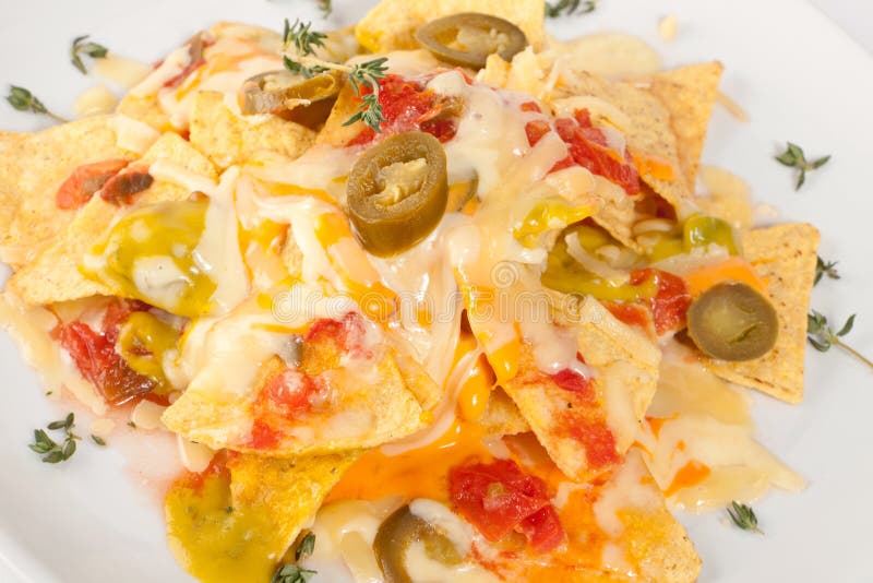 Nachos with cheese stock image. Image of cuisine, cooking - 19840917
