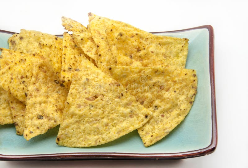 Delicious Appetizer Corn Tortillas Stock Photo - Image of snacks ...