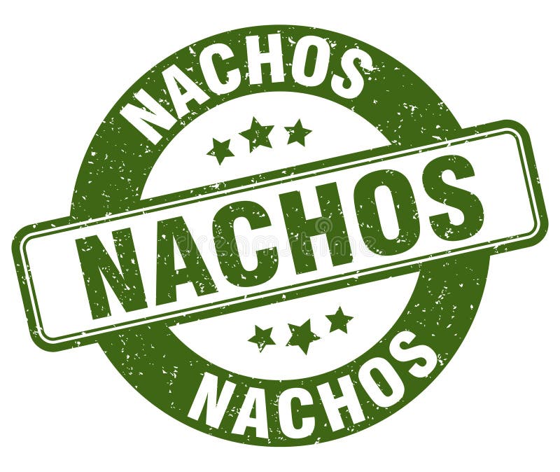 Nachos Stamp. Nachos Label. Round Grunge Sign Stock Vector ...