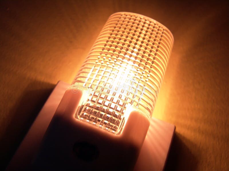 Nachtleuchte mit Sensor stockfoto. Bild von elektrizität - 1840852