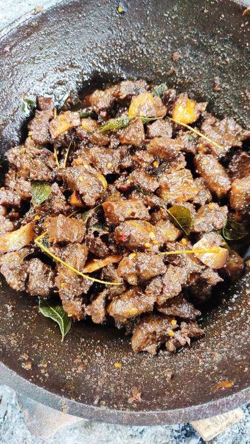 Nadan beef fry stock image. Image of seafood, food, fish - 196243783