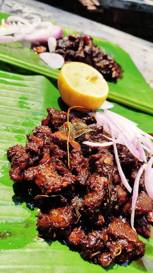 Nadan beef fry stock photo. Image of steak, restaurant - 196243620