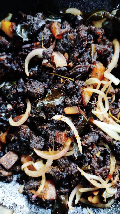 Nadan beef fry stock image. Image of dish, cuisine, beef - 196242649