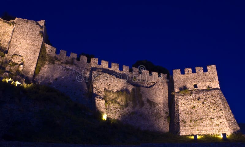 Orava Castle - Night scene stock photo. Image of high - 15872410