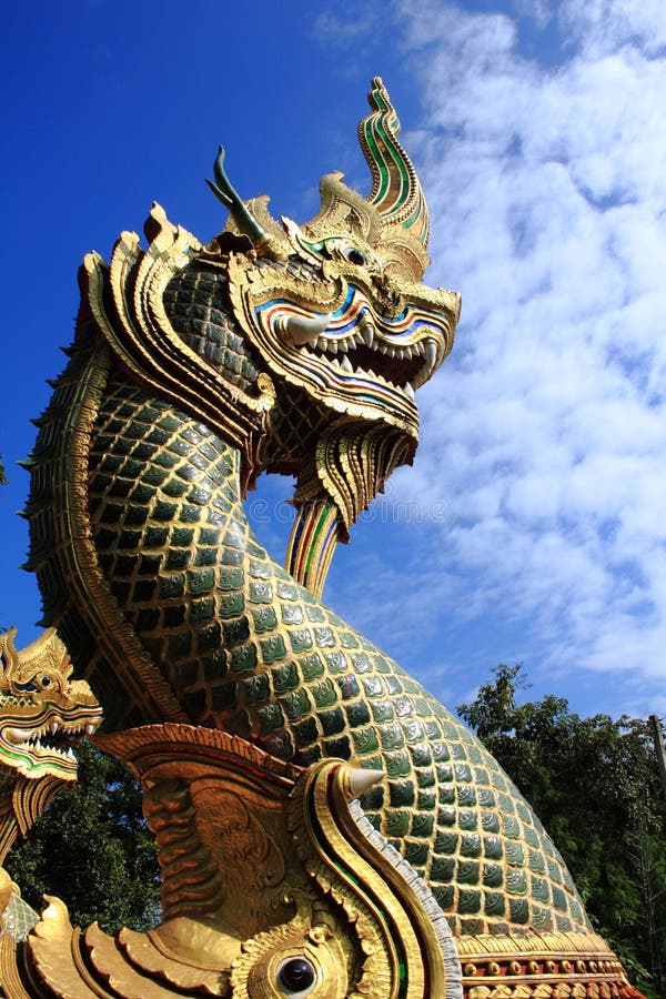 Naga stock image. Image of religious, color, golden, antique - 28003133