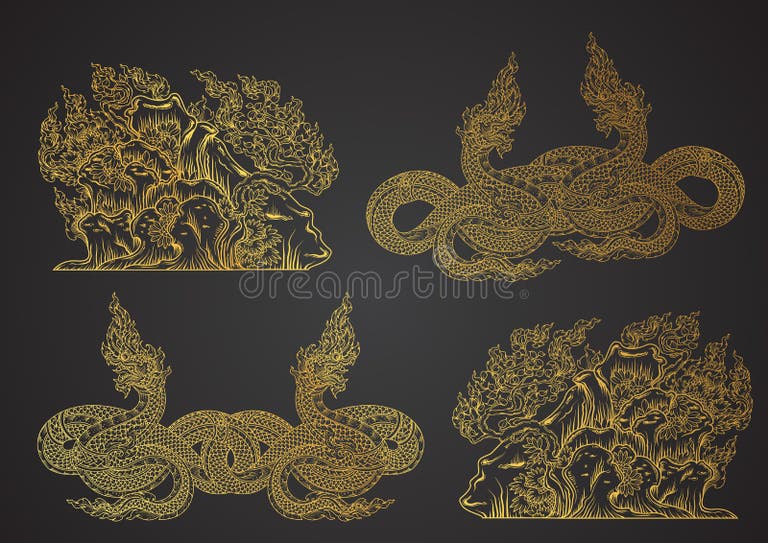 Naga Stock Illustrations – 1,954 Naga Stock Illustrations, Vectors ...