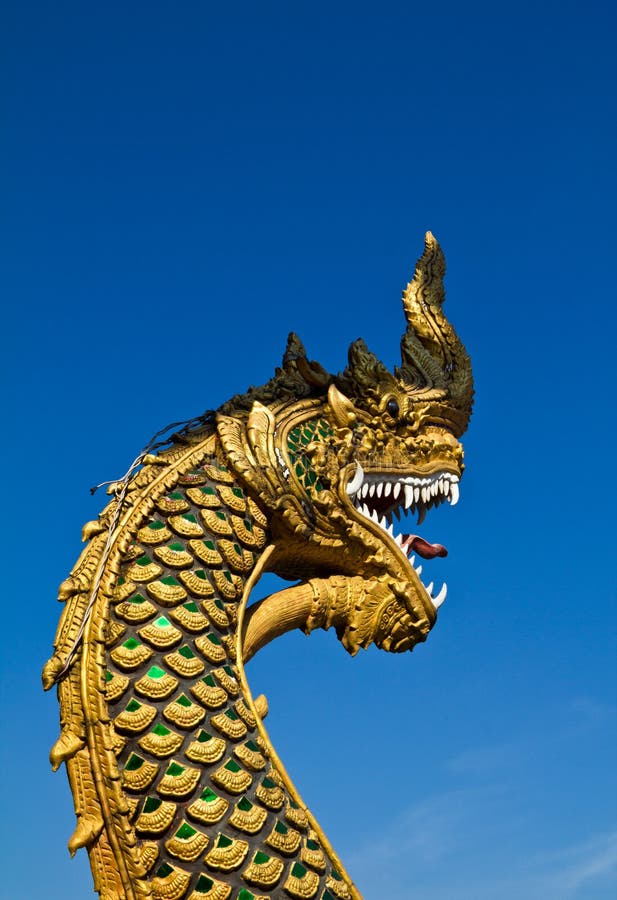 A Naga statue stock photo. Image of serpent, buddhist - 24270434