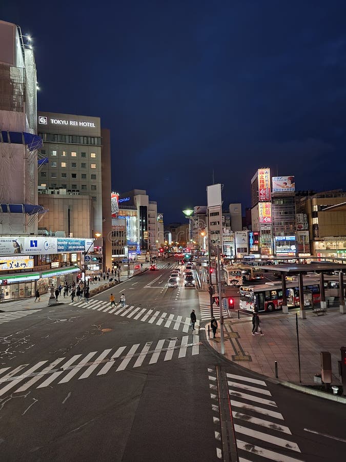 Nagano Station Nagano Prefektur Beautiful Town Editorial Stock Image ...