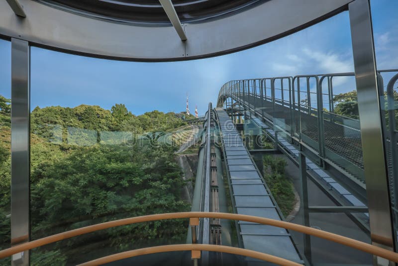 The Nagasaki Inasa Slope Car at Nagasaki Japan May 13 2024 Editorial ...