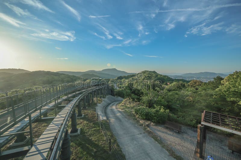 The Nagasaki Inasa Slope Car at Nagasaki Japan May 13 2024 Stock Image ...