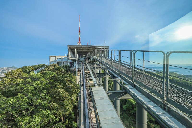 A Nagasaki Inasa Slope Car Summit Station May 13 2024 Editorial Image ...