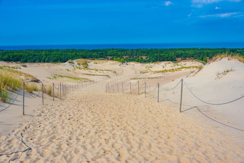 Nagliai Dune at Curonian Spit in Lithuania Stock Image - Image of ...