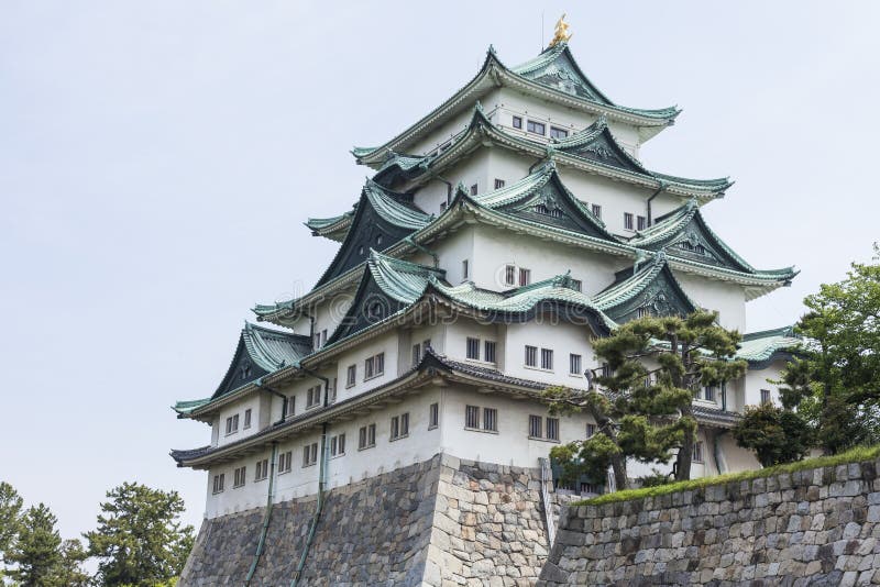 Nagoya Castle, Japan stock photo. Image of gravel, japan - 70575434