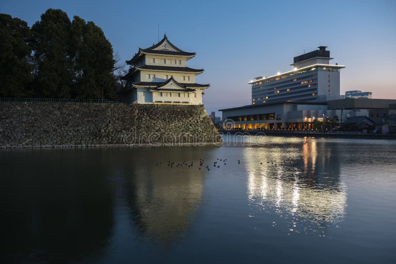 Nagoya Castle at Sunset, Japan Stock Photo - Image of sunset, japanese ...
