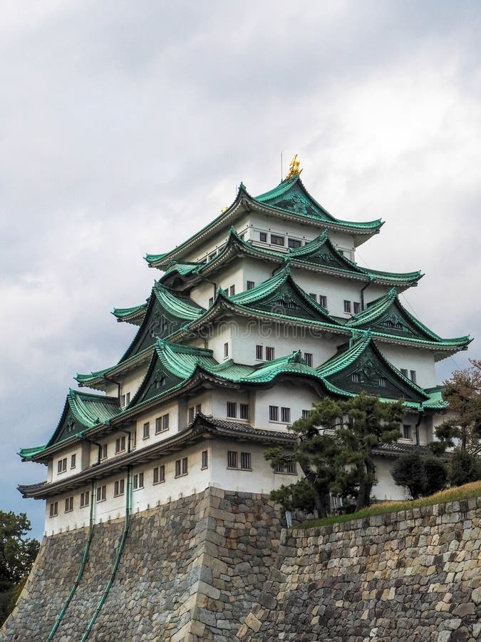 Nagoya castle stock photo. Image of design, autumn, royal - 54597168