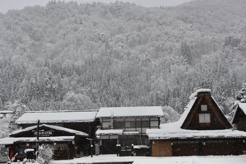 Nagoya snow scene stock image. Image of scene, japan - 192207193