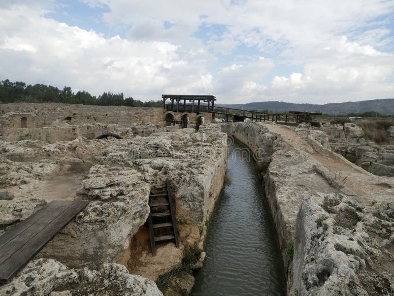 Nahal Taninim Nature Reserve Stock Image - Image of archeology, water ...