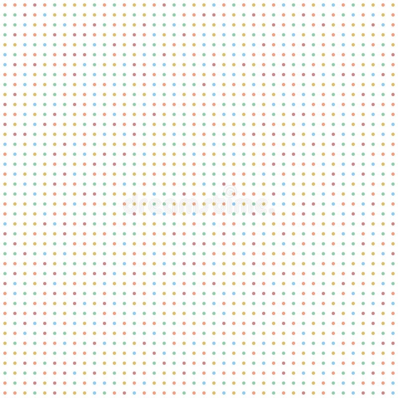 Nahtloses Modernes Vektor-Muster Mit Punkten Vektor Abbildung ...